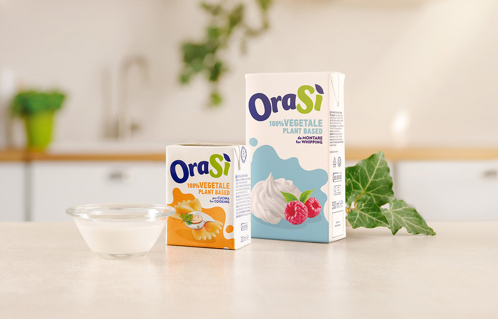 OraSì presenta el nuevo estilo de la gama - OraSì Vegetale